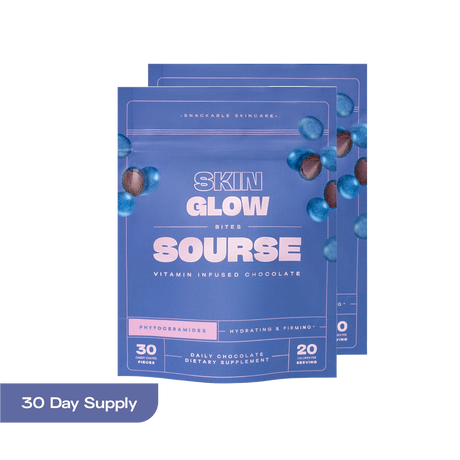 Collagen Infused Dark Chocolate Bites | Sourse Glow Bites